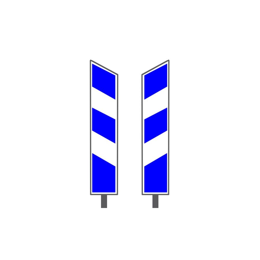 Balise J13 Bleue et blanche - Certifiée NF Classe 2 - Direct Signalétique